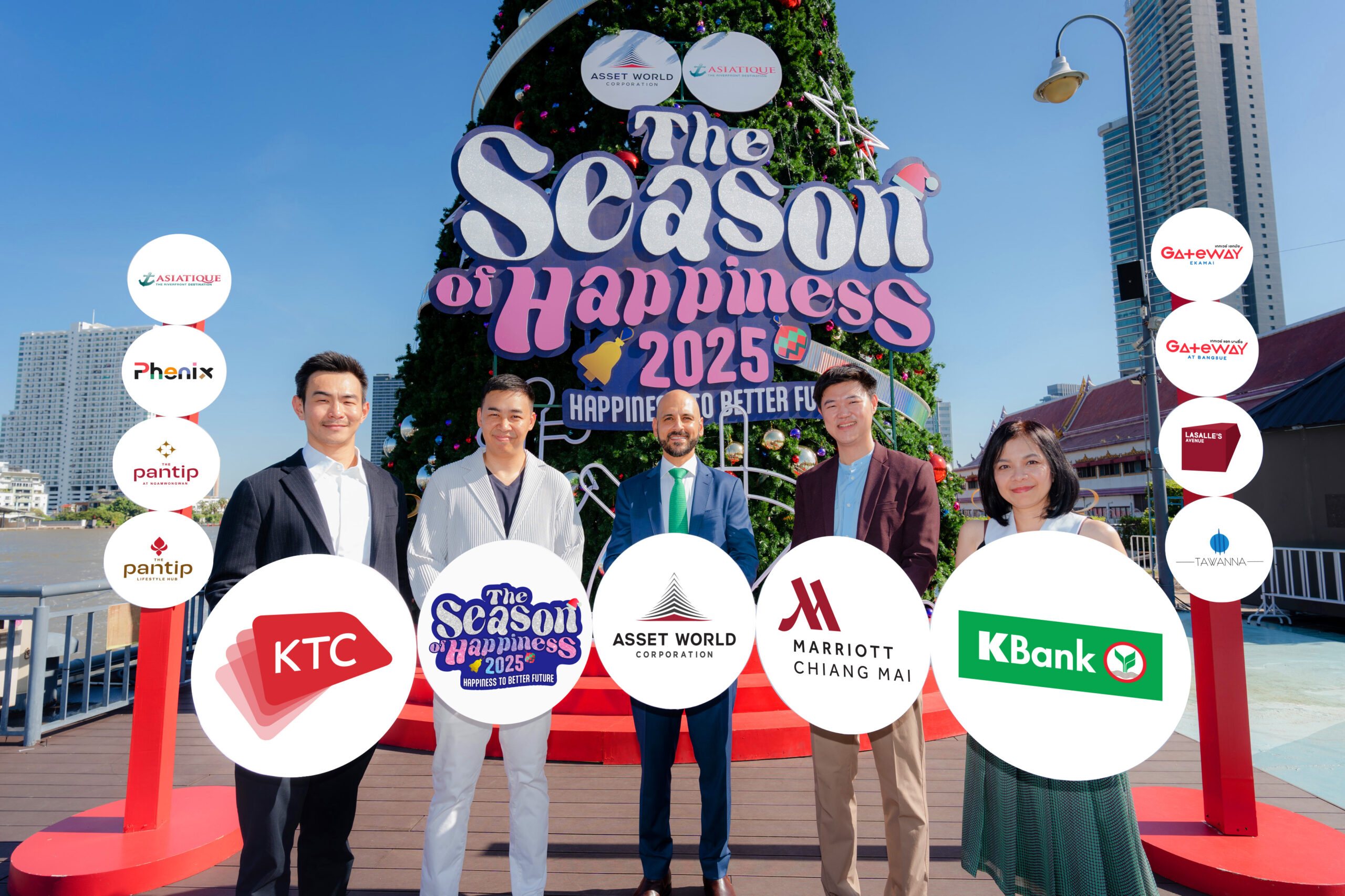 8 ศูนย์การค้าใหญ่ใจกลางเมืองในเครือ AWC ร่วมส่งมอบความสุขส่งท้ายปี THE SEASON OF HAPPINESS 2025 ...